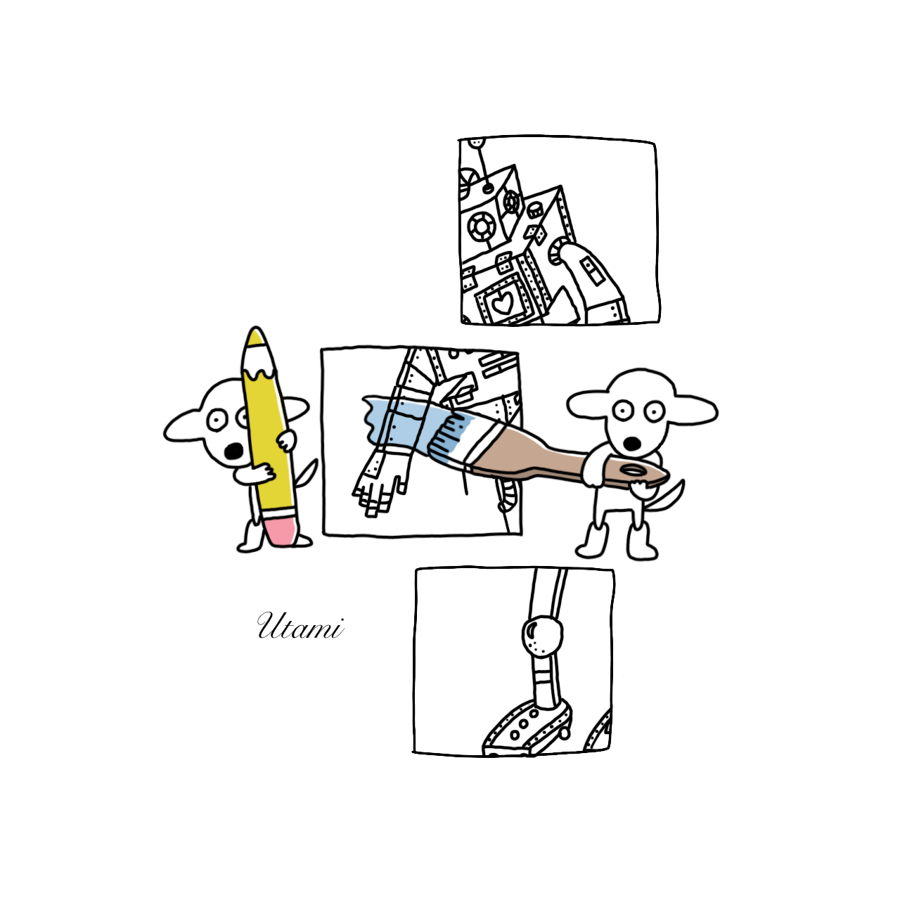 【procreate】絵を描いて保存までができるようになる!初心者向け使い方の基本まとめ! うーたみイラスト